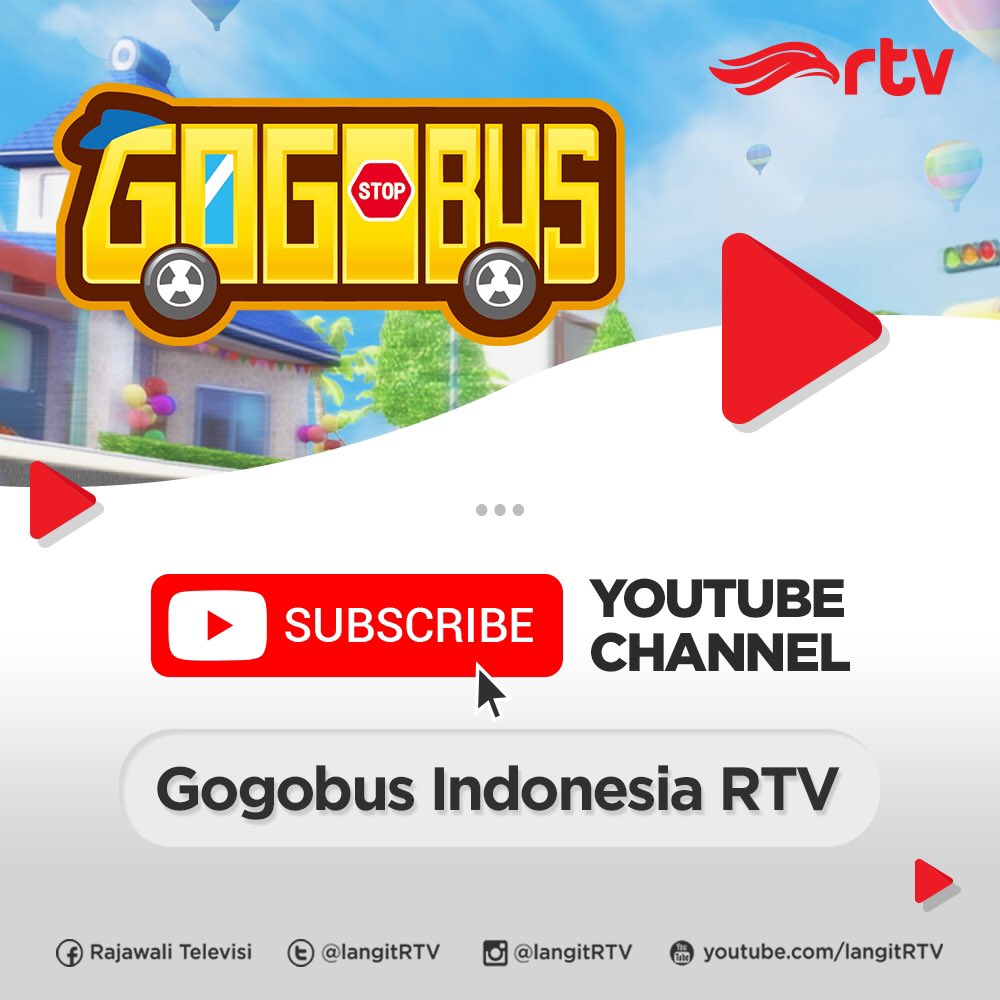 RTV on Twitter: "Asik banget nih peeps! Sekarang kalian juga bisa nonton GoGoBus di Youtube ...