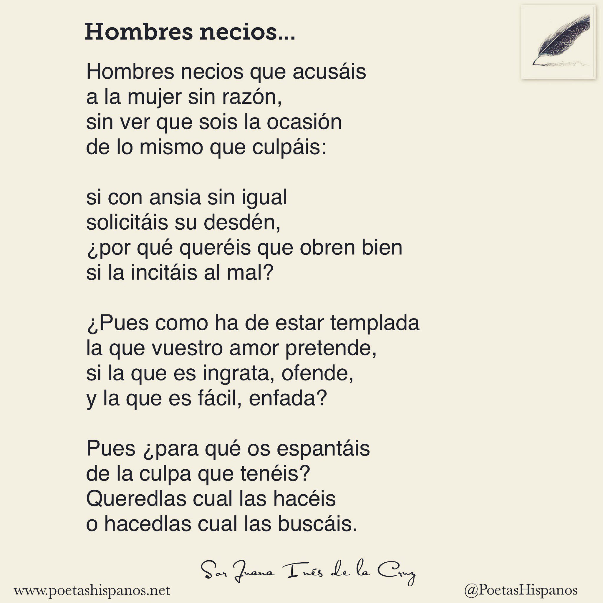 Estacionario Meditativo Rubicundo poemas de sor juana ines dela cruz ...