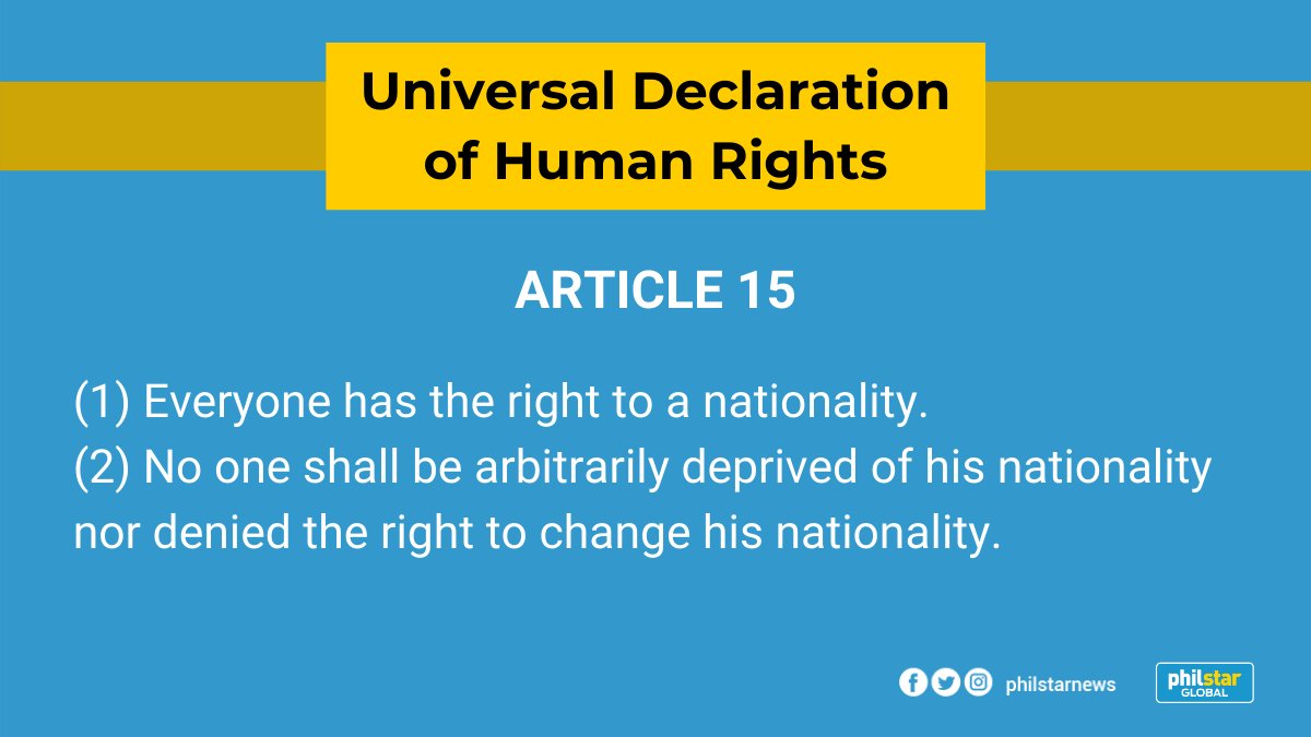 Universal Declaration Of Human Rights Article 1