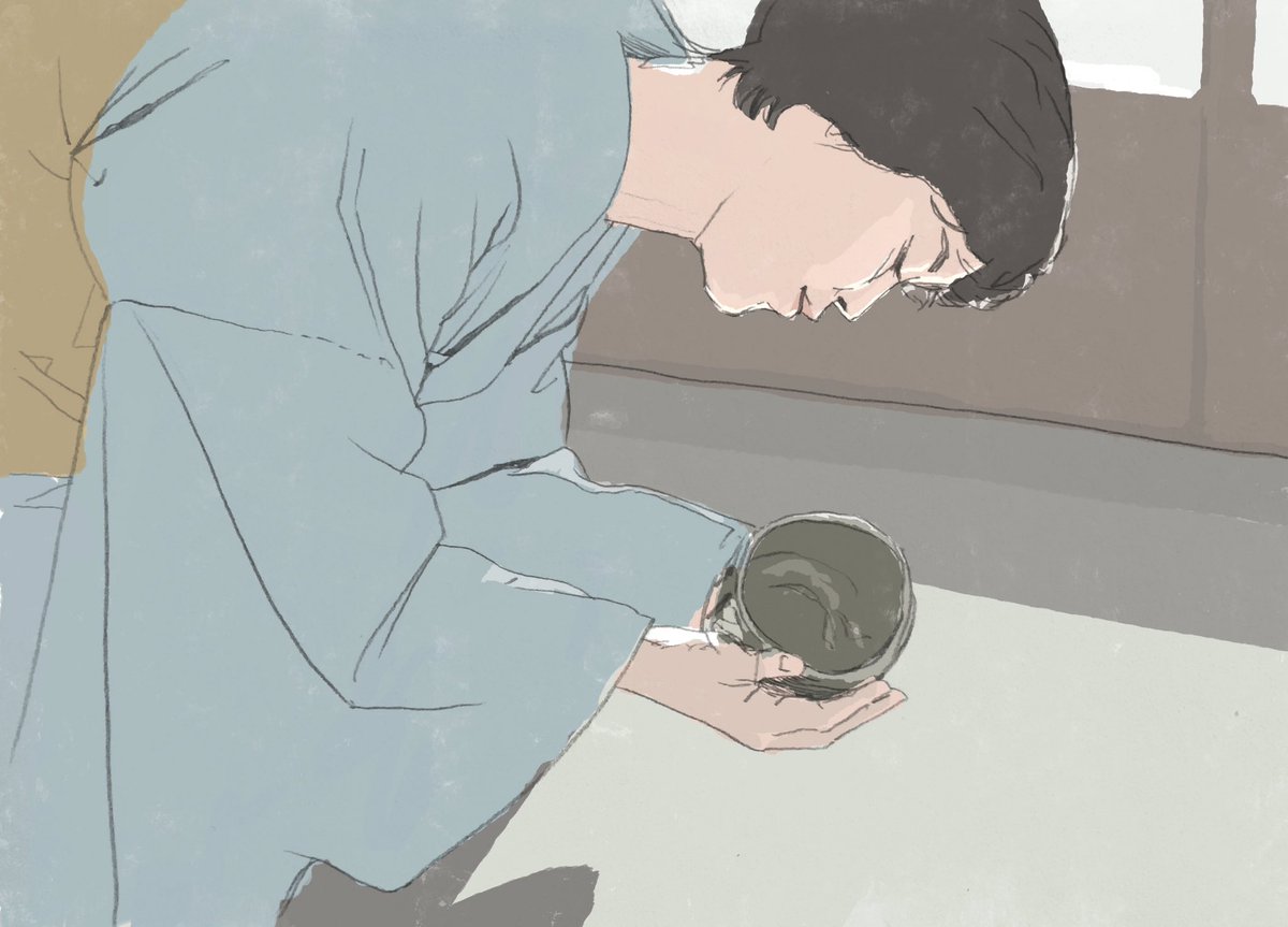 「線はいつもよりもゆっくり引いてみました #sketch 」koki tsubomoto | 坪本幸樹の漫画