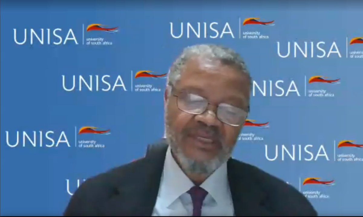 Welcoming guests is @UnisaVC1, Prof Mandla S Makhanya, Principal and ...