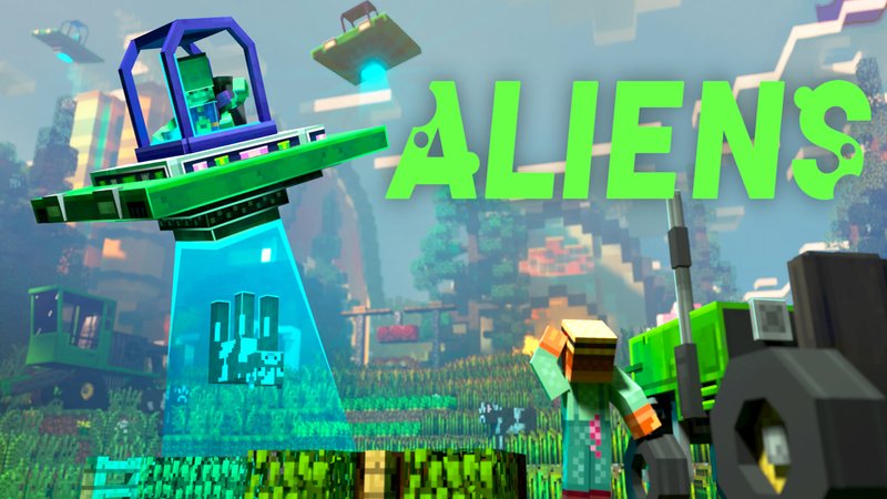Minecraft Alien Trees Alien Abduction By Logdotzip (Minecraft