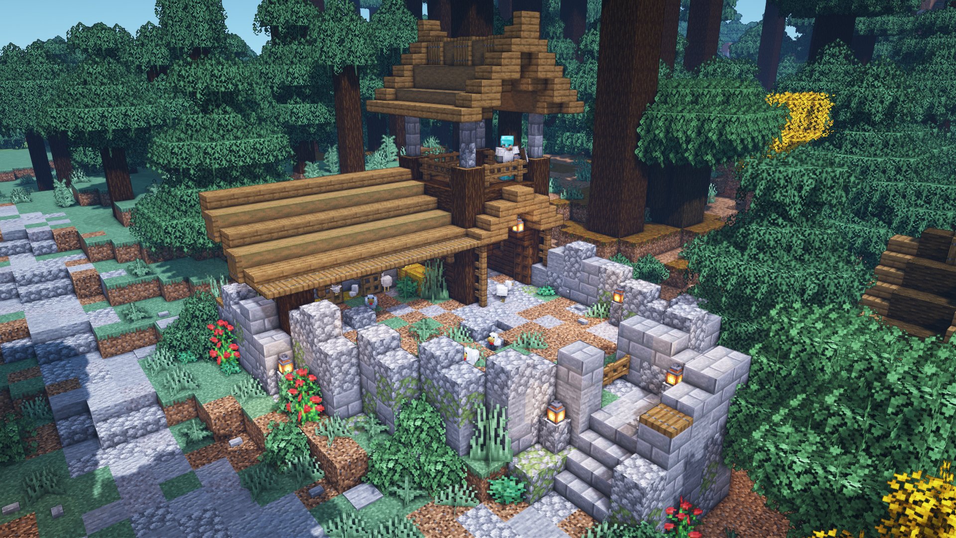 Minecraft Medieval Chicken Coop