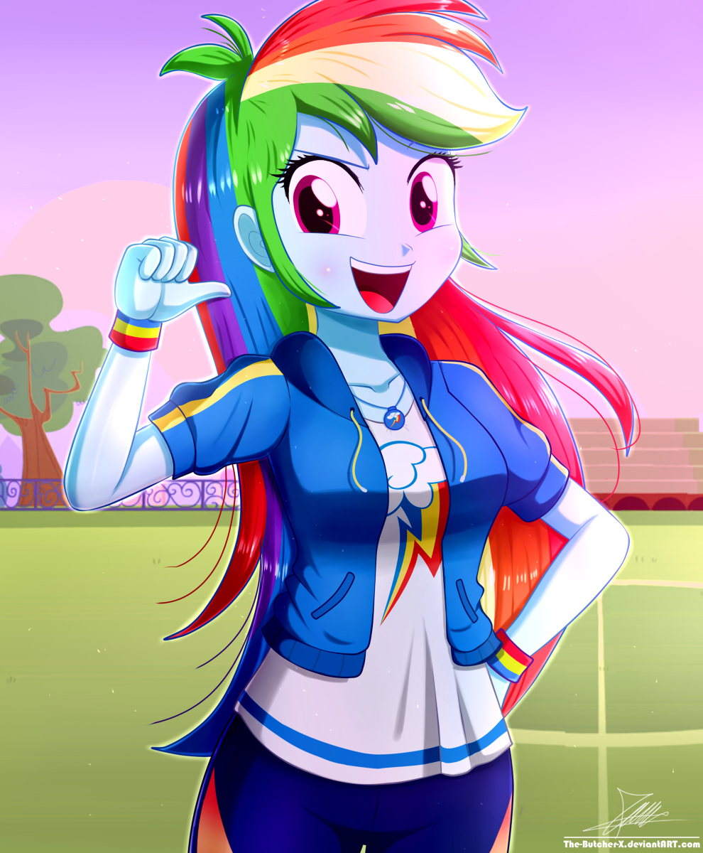 Sexy Human Rainbow Dash