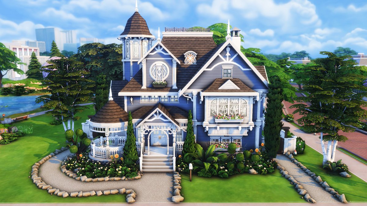 Victorian Mansions Sims The Sims 4 Victorian House Build