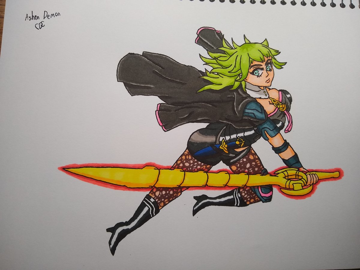 I tried drawing Byleth! : r/FireEmblemHeroes