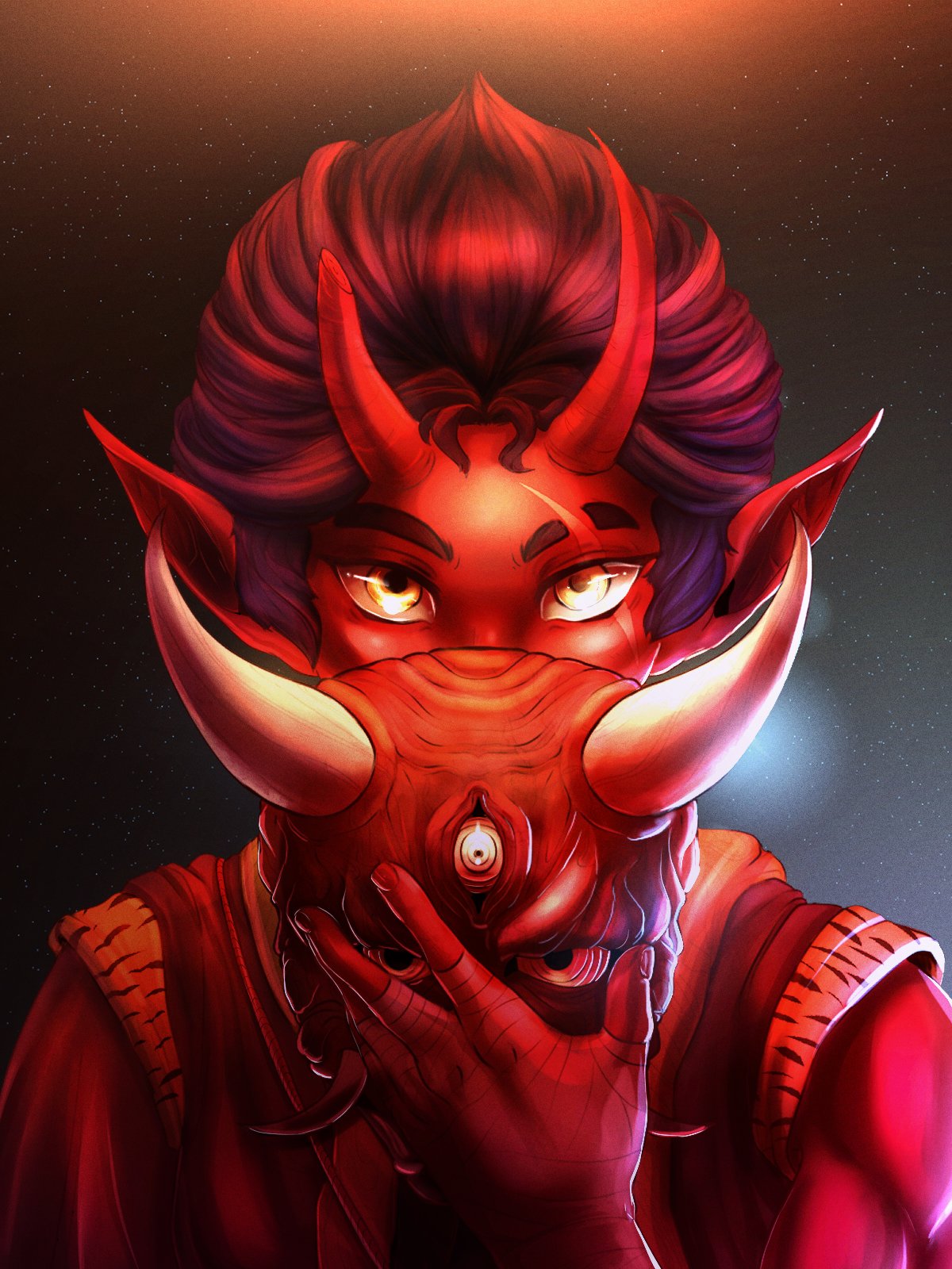 Oni Demon Art