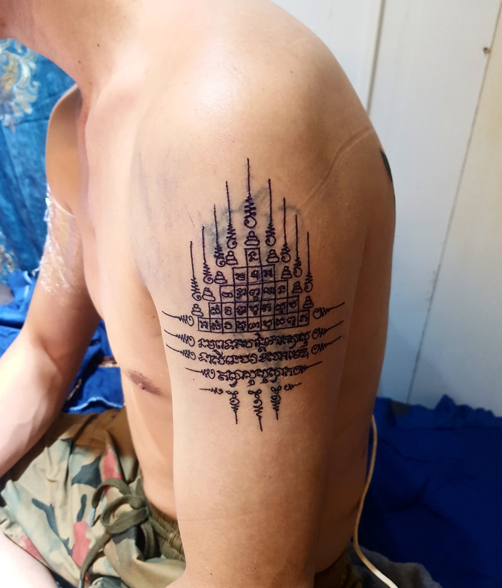 Khmer Temple Tattoos Sak Yant Tattoo: Blessed By A Monk In Thailand