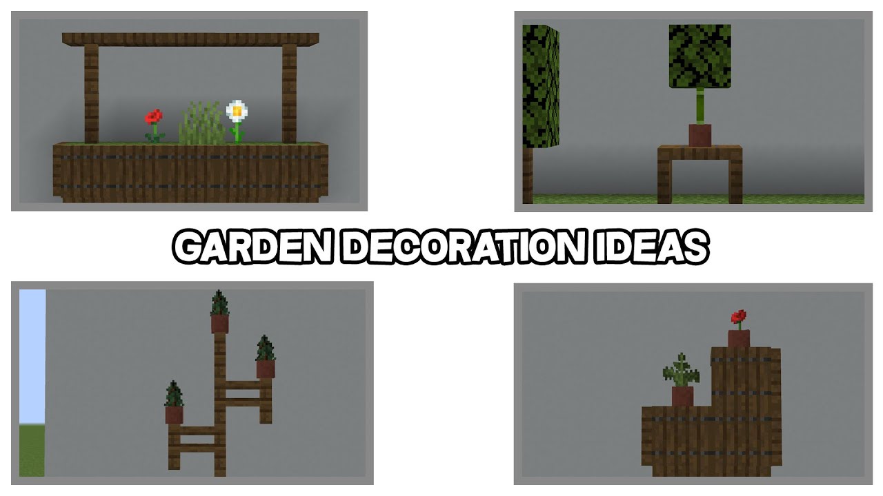 Minecraft Outdoor Decorations