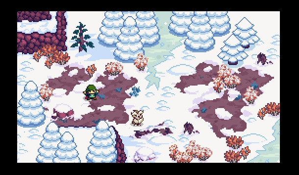 Raven Fantasy 2D PixelArt Tileset And Sprites Winter