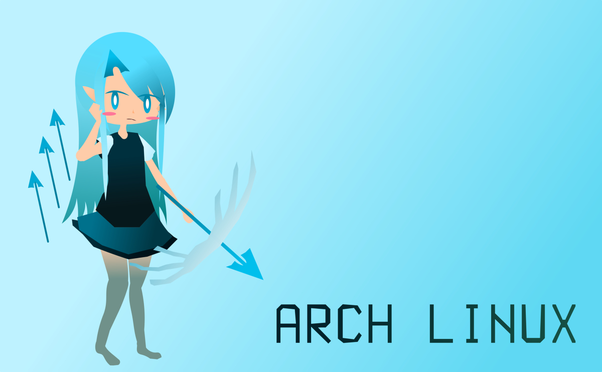 Arch Linux Wallpaper Girl