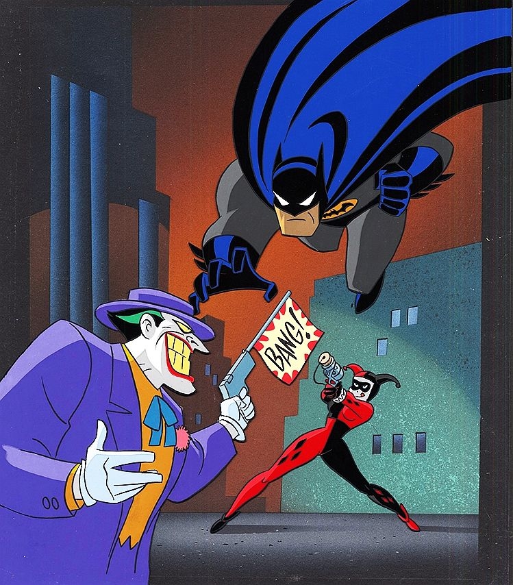 Batman Fighting Joker