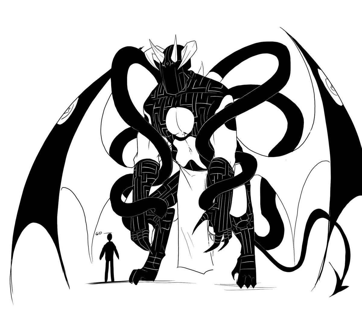 「Another WIP because this panel is going to be the death of m」Yamaの漫画