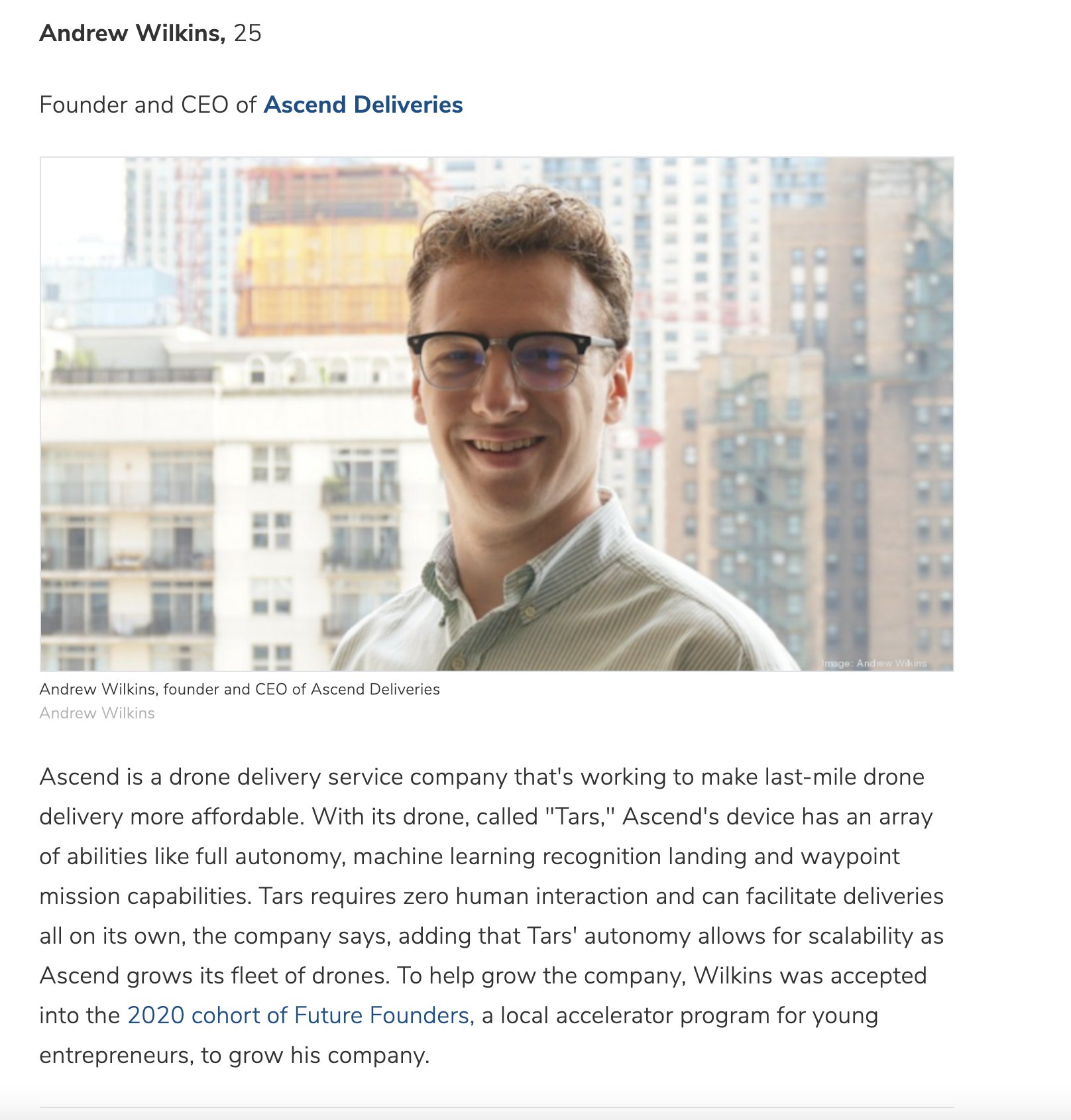 Ascend Engineering on Twitter: "Congratulations to @AscendDelivery CEO/Founder @itsAWilksWorld ...
