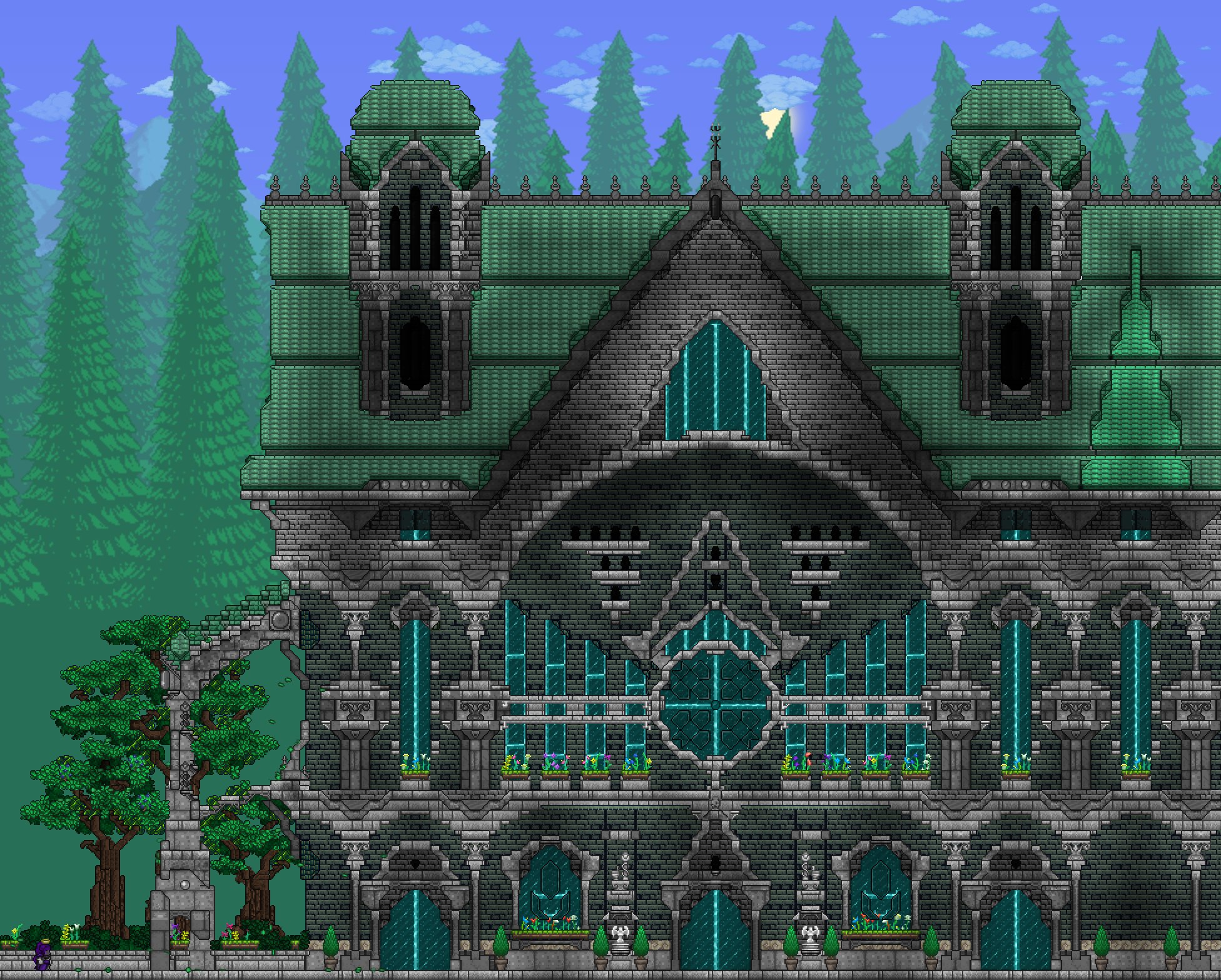 Terraria Castle Blueprints