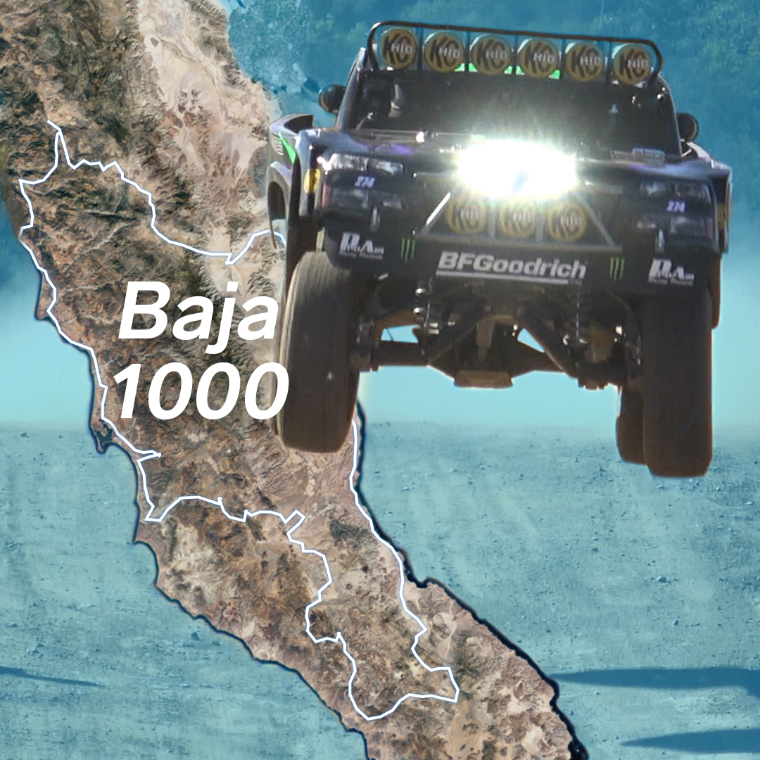 The Baja 1000 is a 24-hour off-road race that stretches 1,000 miles ...