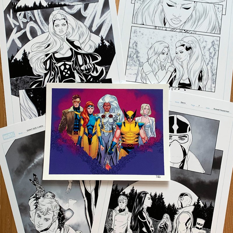 「Artist's proofs for GIANT-SIZE X-MEN: STORM are up on my sto」Russell ...