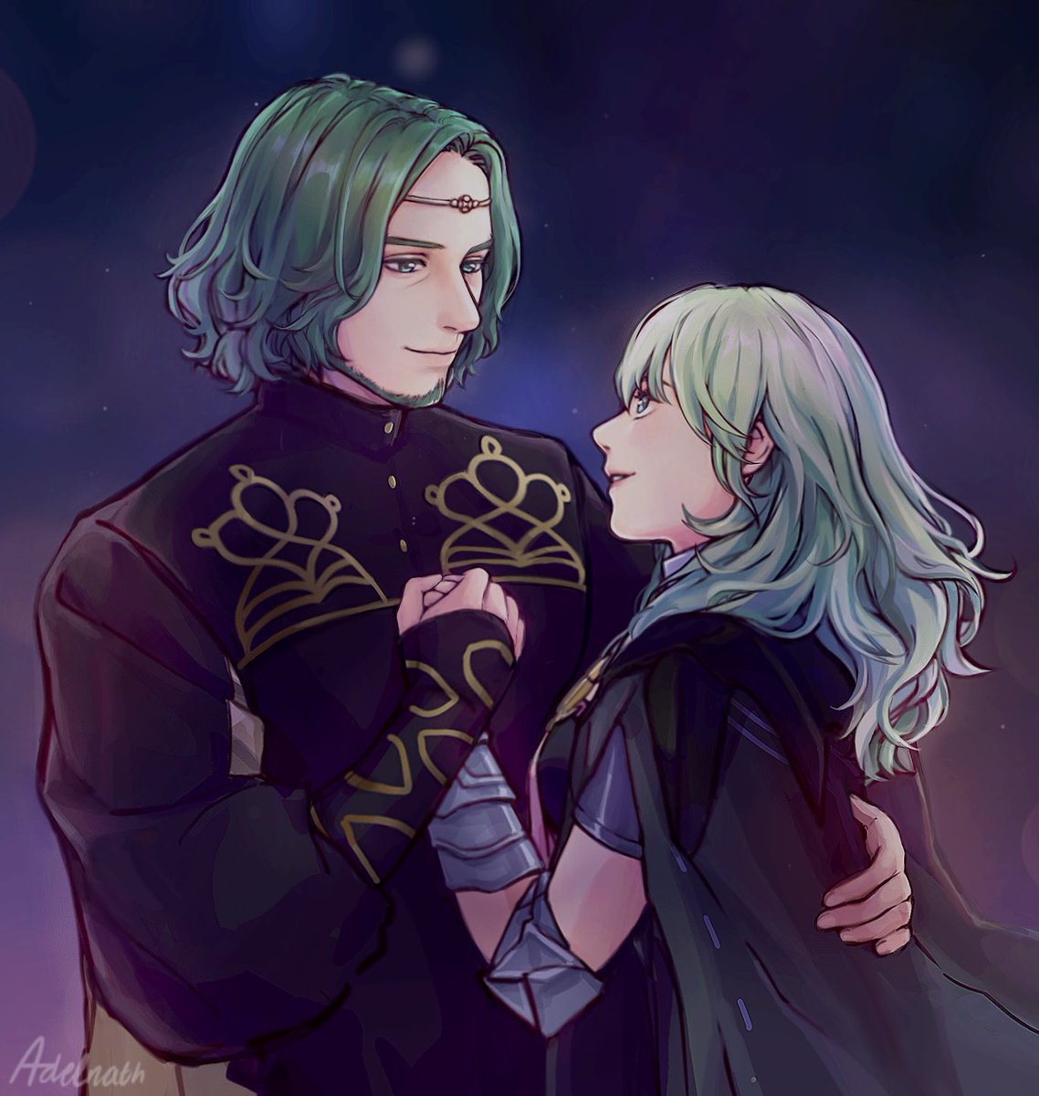 「These two??? #FE3H #Seteth #Byleth 」|Adel | Trying to be more activeのイラスト