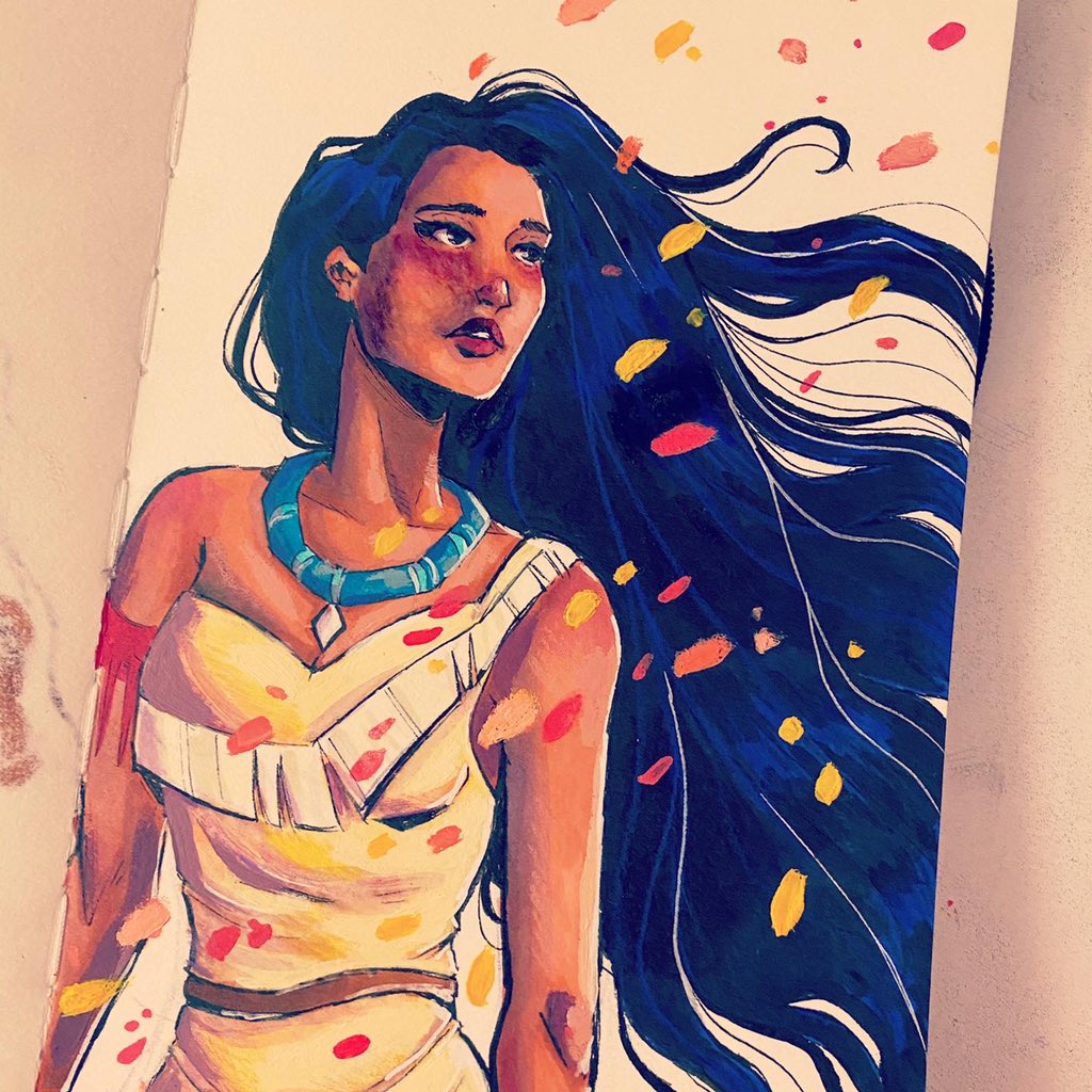 Disney Princess Pocahontas Drawing