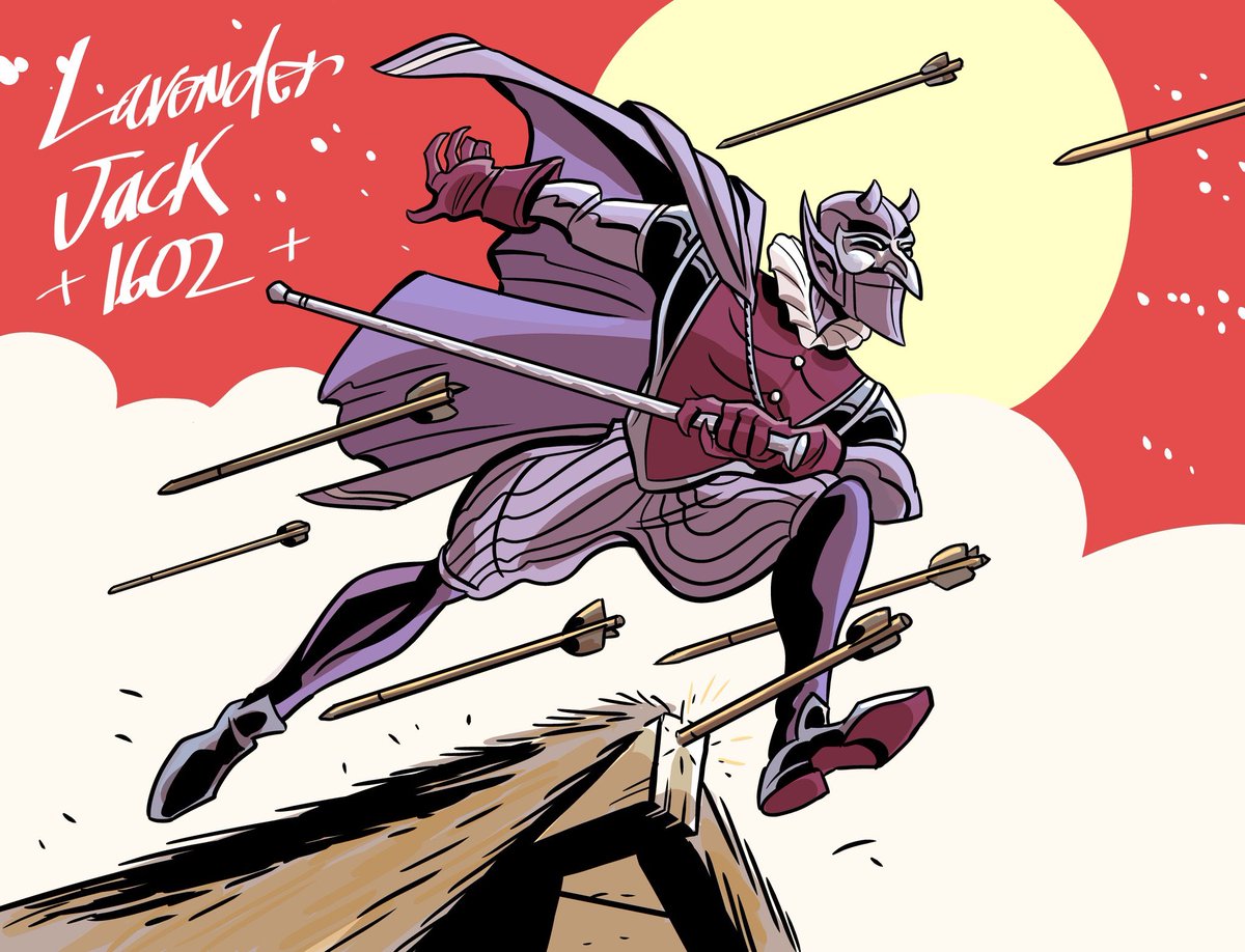 「LAVENDER JACK! Inspector Crabb travels deep underground to f」Dan Schkadeの漫画