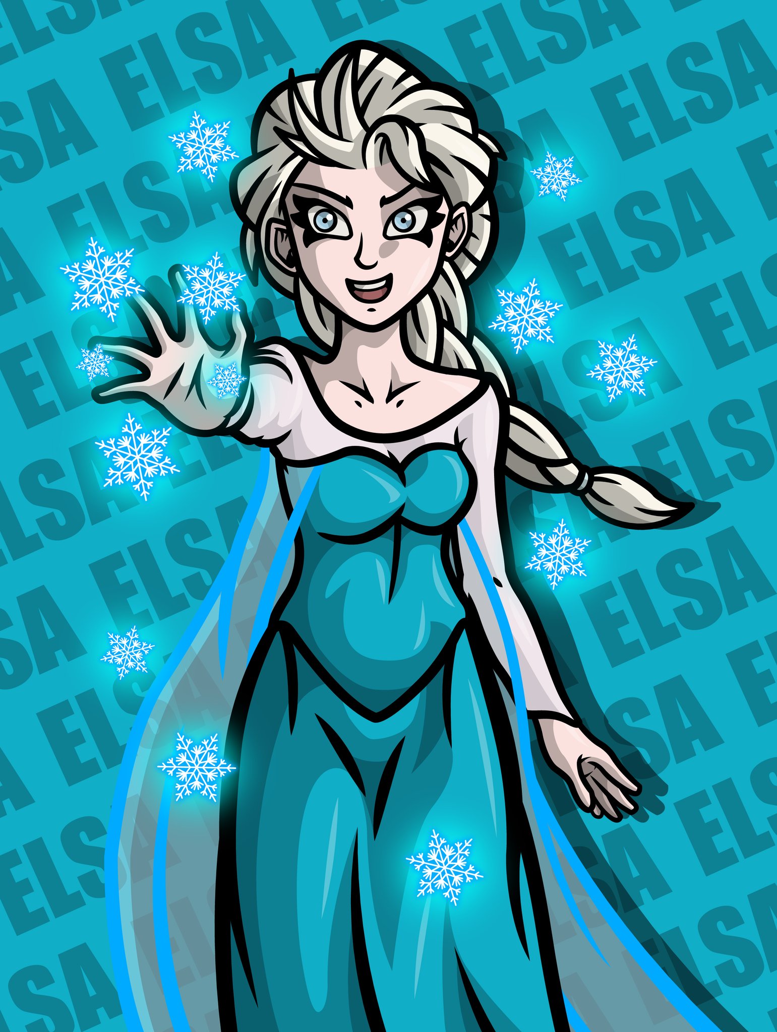 Elsa Ice Cream Belly