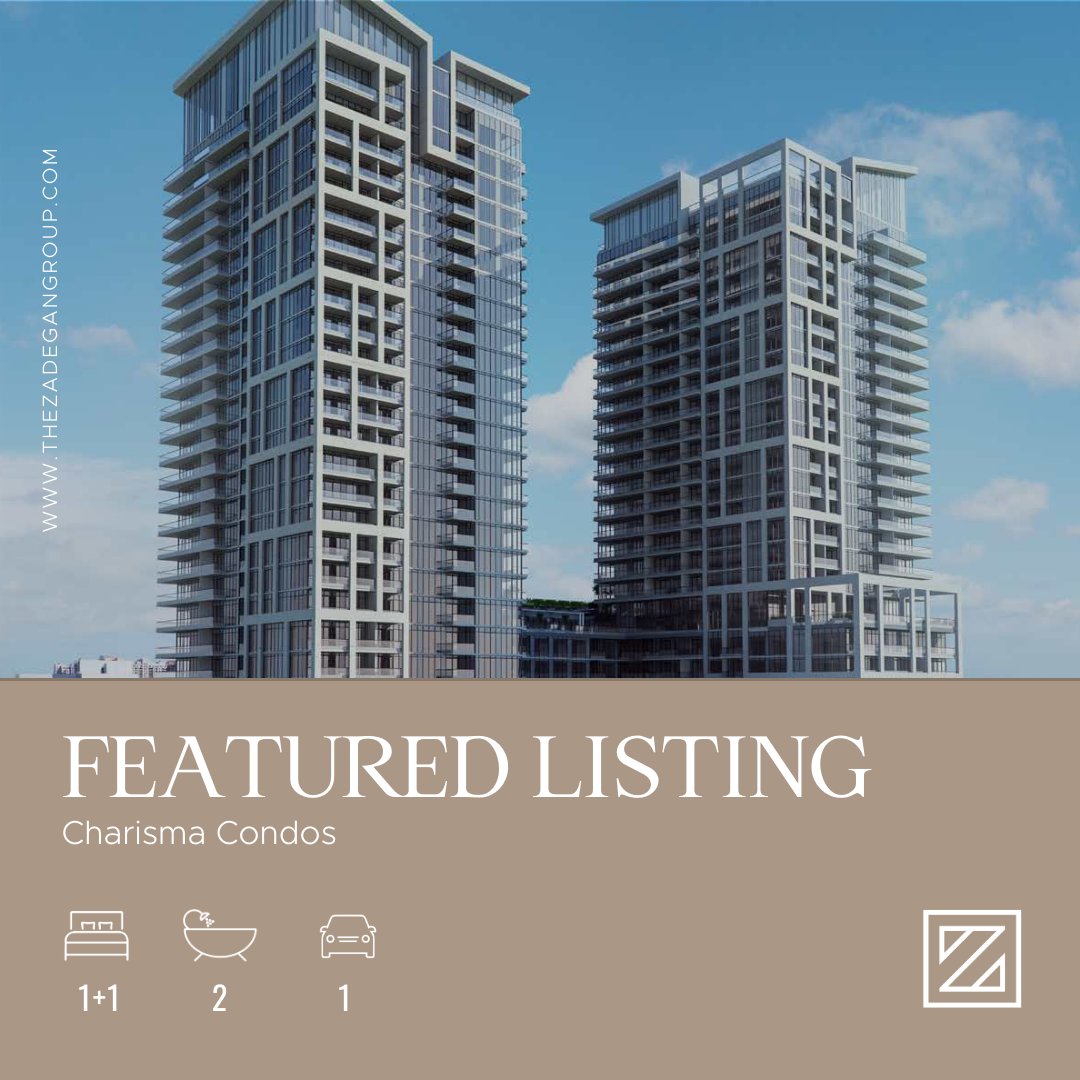 The Zadegan Group on Twitter: "[Featured Listing] 🔺 Charisma Condos 🔺 . 🛏️ 1 Bedroom + Den | 2 ...