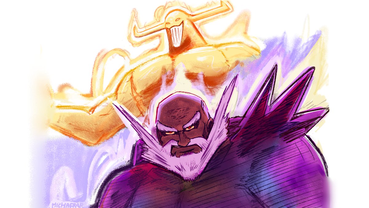 「Pyron & Jinpachi Mishima - Consumed 」|Michael @Michafrar EVERYWHEREのイラスト