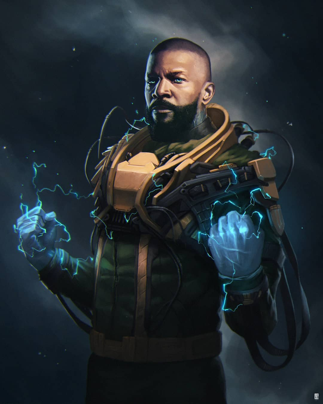 Jamie Foxx Electro Concept Art