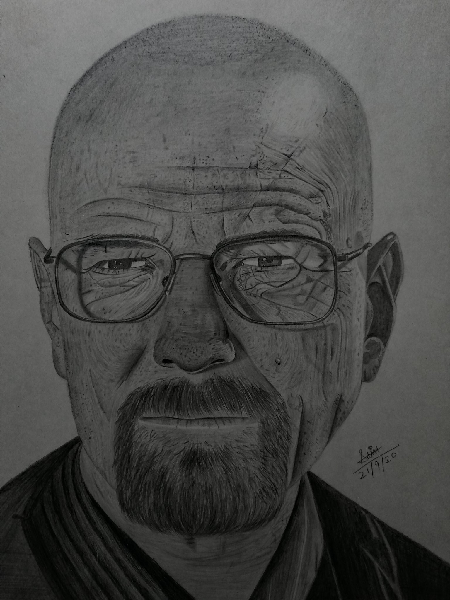 Walter White Heisenberg Sketch