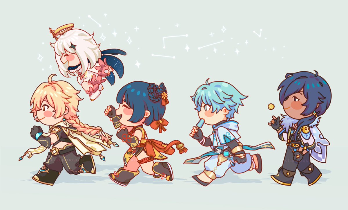 「baby crew + babysitter ️ #GenshinImpact」|🔥 hika 🔥 comms + packing ...