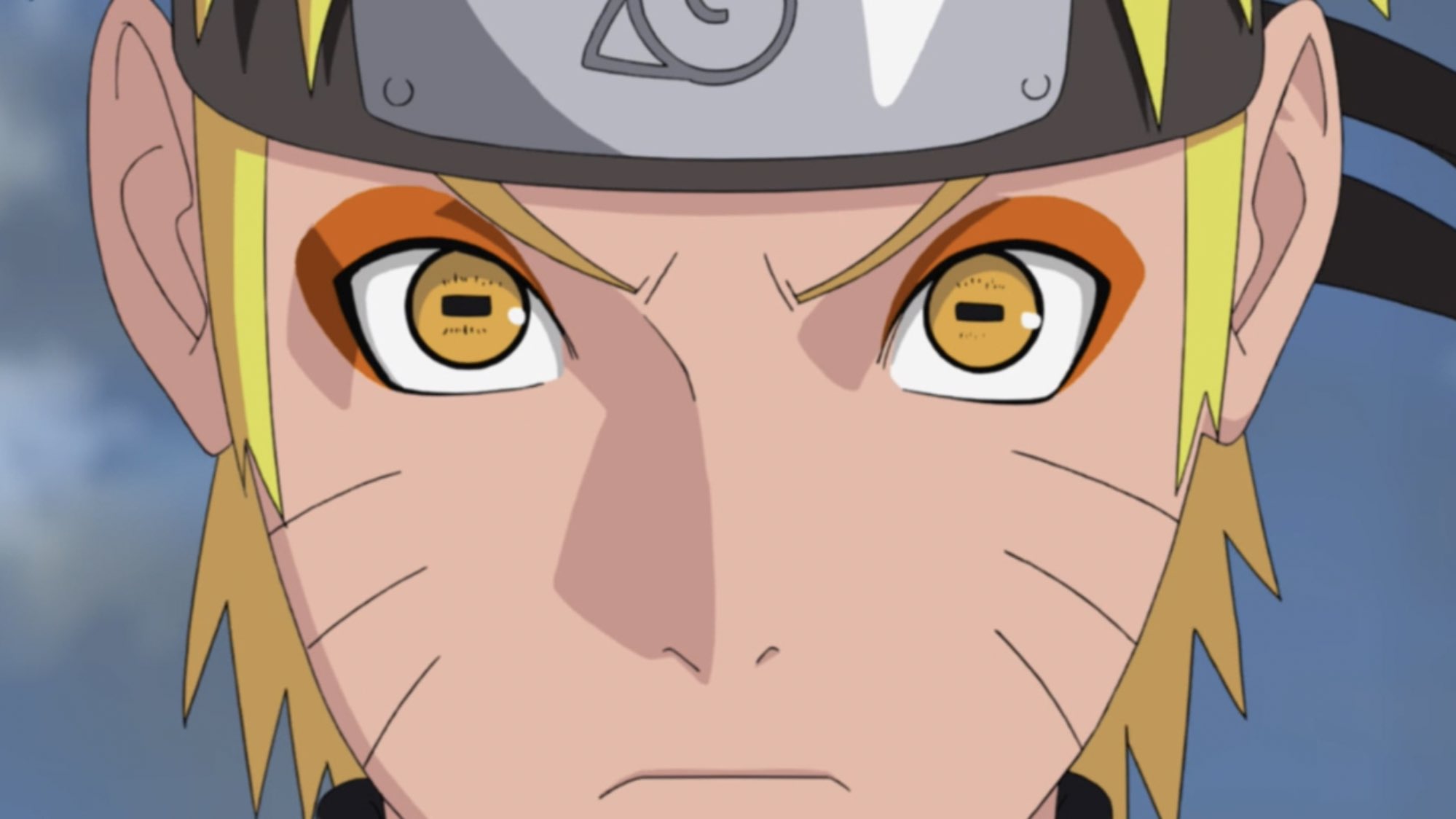 Naruto Uzumaki Nine Tailed Fox Eyes