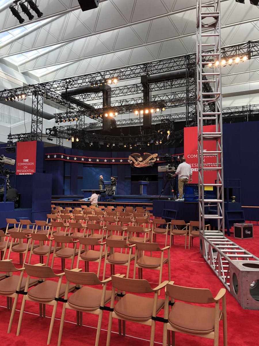 First look at the debate set up: - Democratic Underground Forums