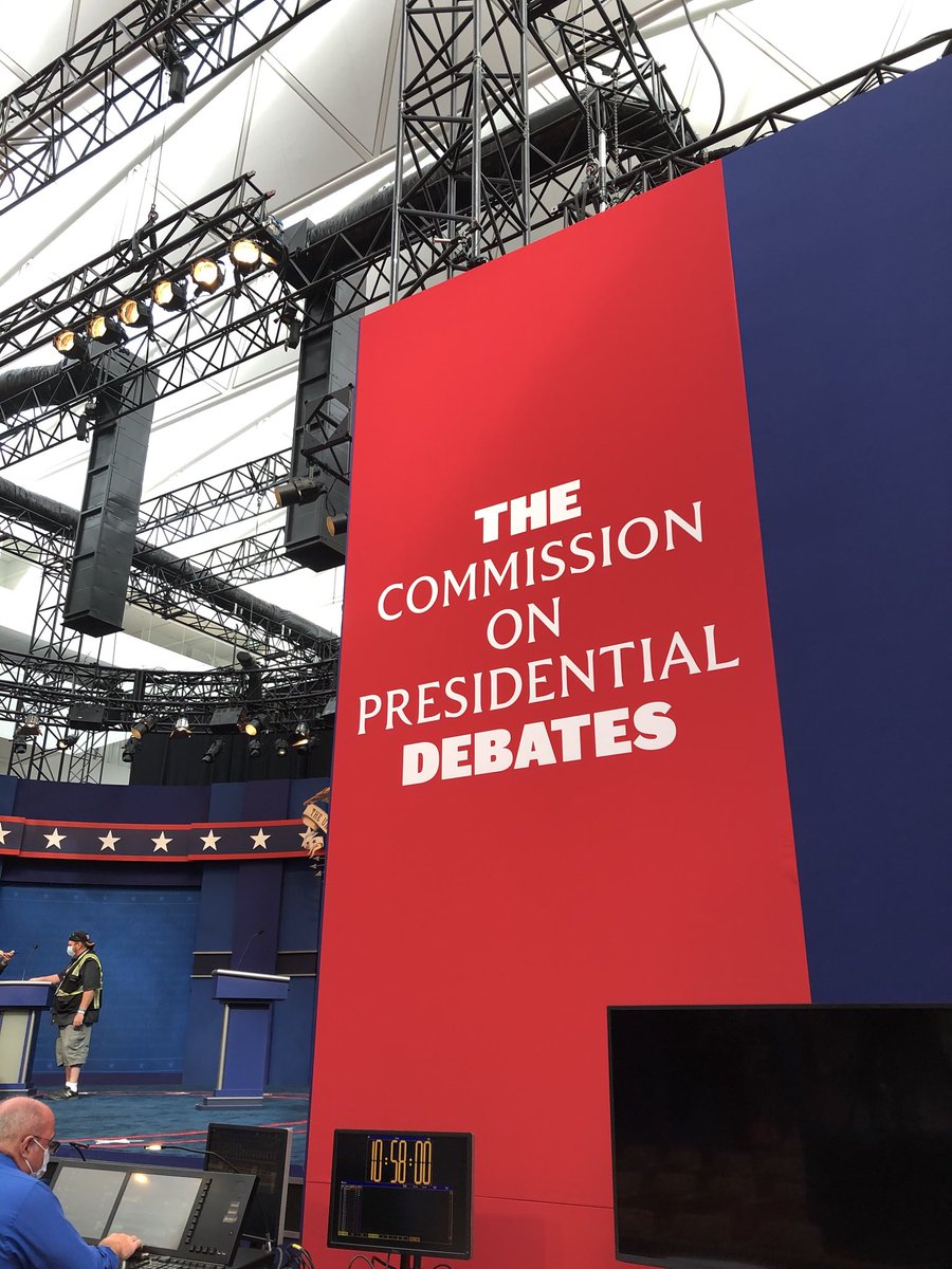 First look at the debate set up: - Democratic Underground Forums