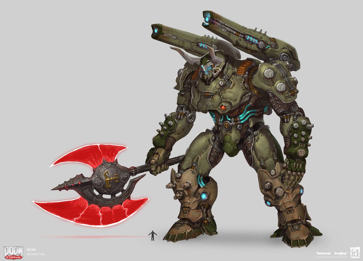 Final design turnarounds for the Atlan mechs, superweapons used by the ...