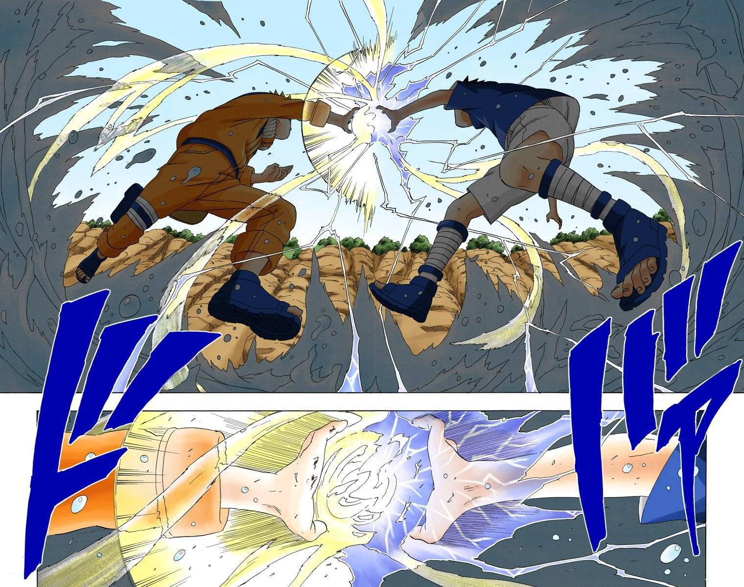 Rasengan And Chidori Clash Chidori Vs Rasengan | Ony Kun Wikia