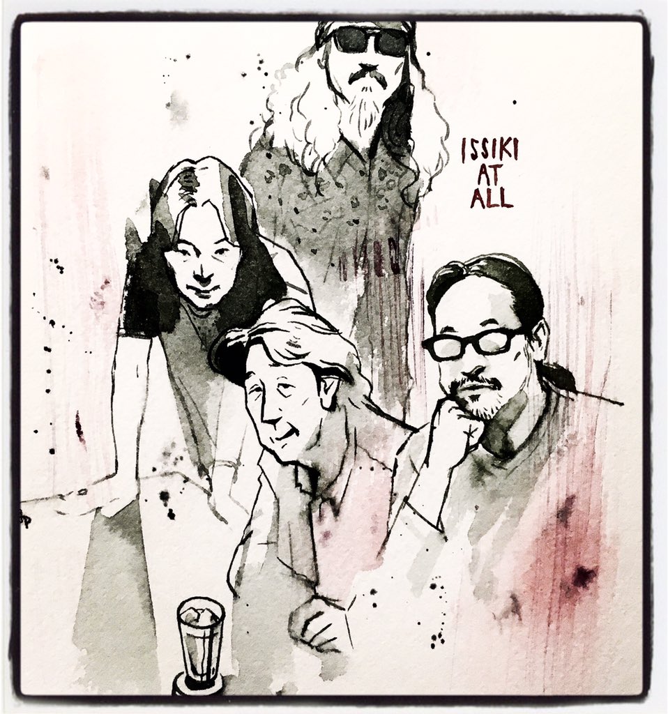 「ISSIKI AT ALL #fanart #watercolor 60分。ストーンヘンジアクア荒目 150×17」ganpukuの漫画