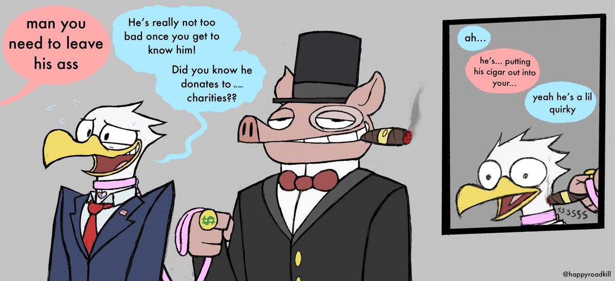 「due to popular demand i made more leftist garfield 」☠️ HAPPY ☠️の漫画