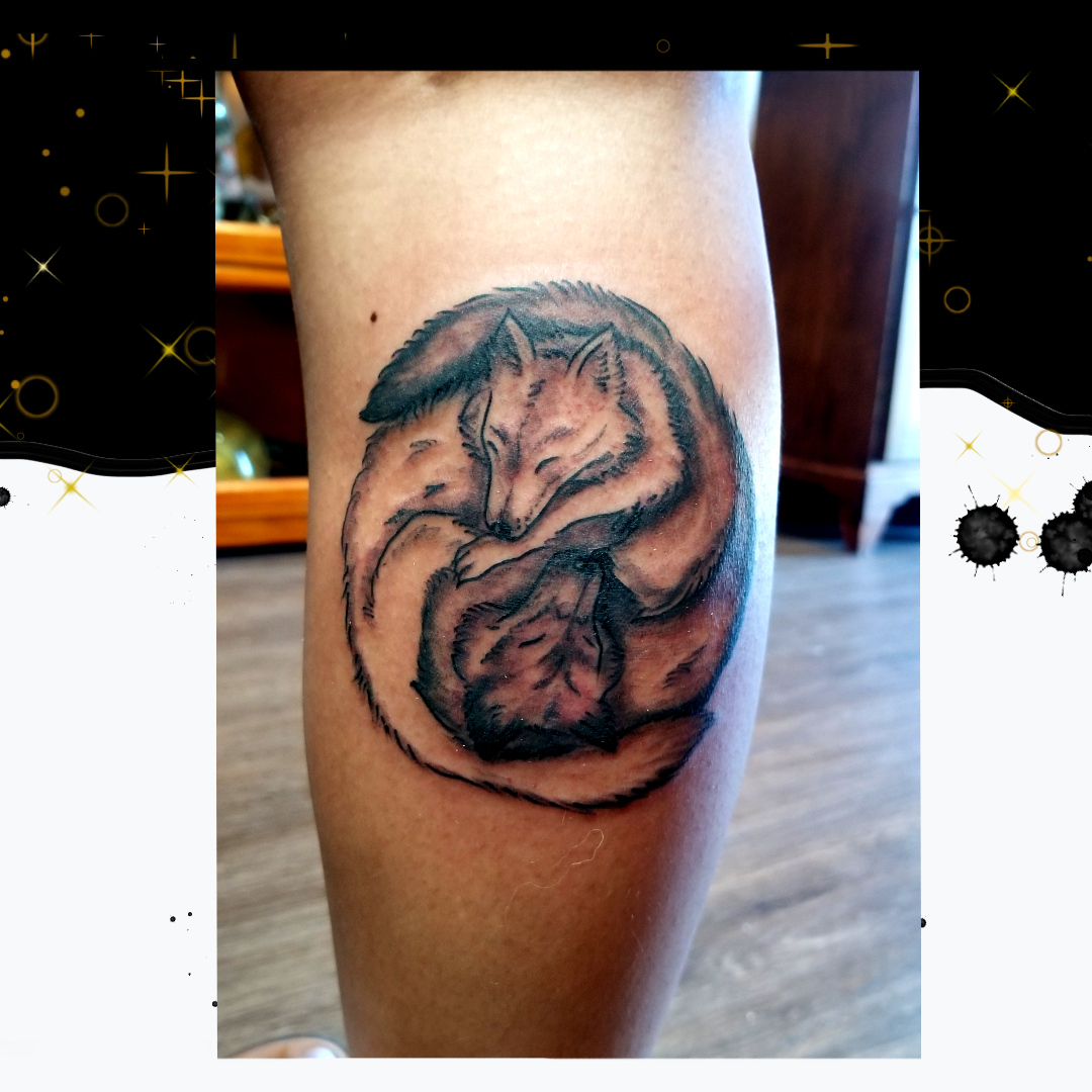 Tale Of Two Wolves Tattoo