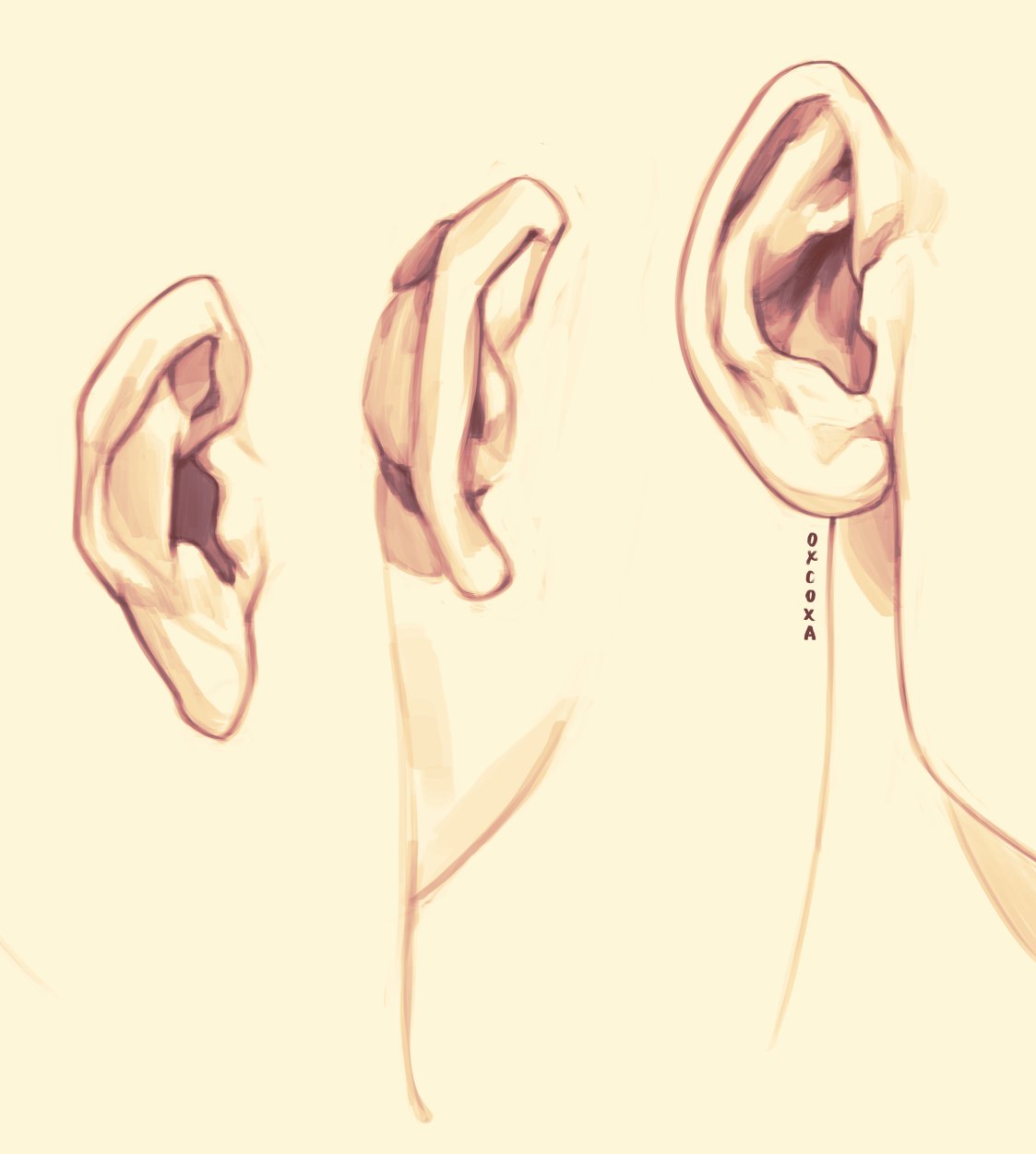 Ear Piercing Drawing