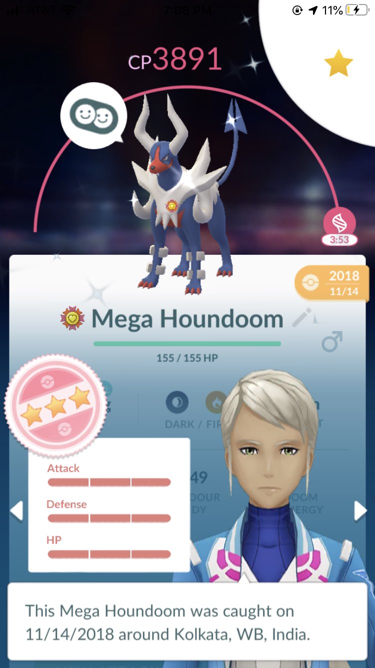 Pokemon Shiny Mega Houndoom
