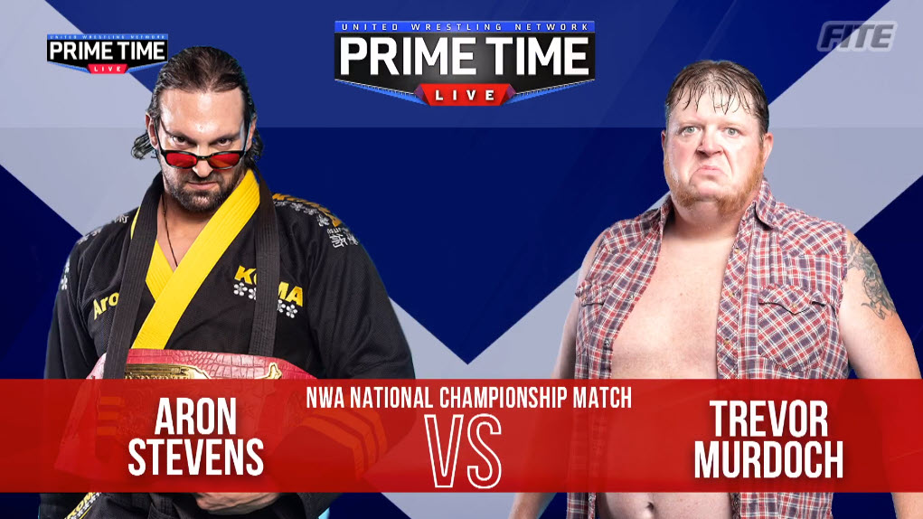 UWN Primetime Live Results: NWA National Champion Aron Stevens Vs ...