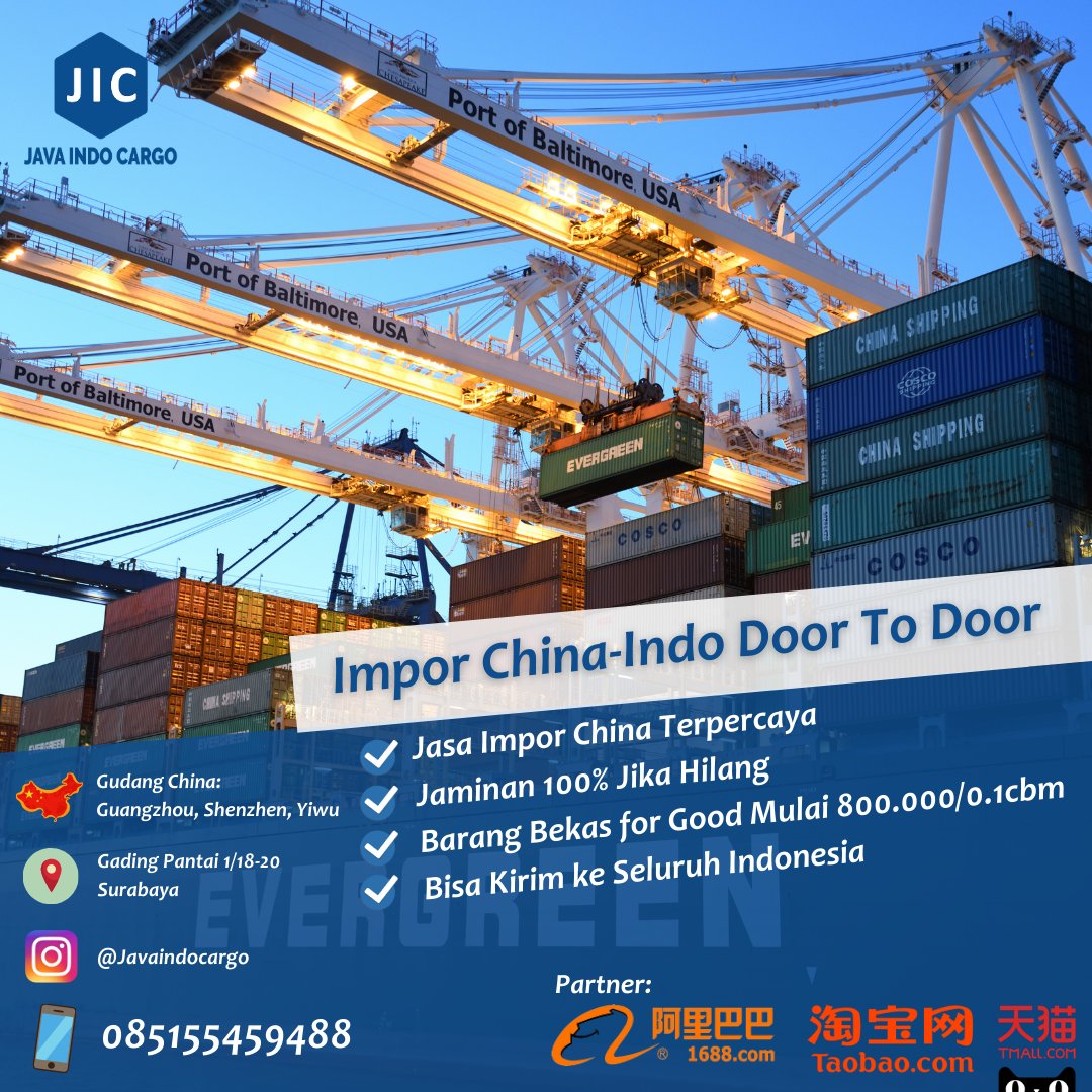Java Indo Cargo on Twitter: "Impor China-Indo Start 220k Aja Gais…