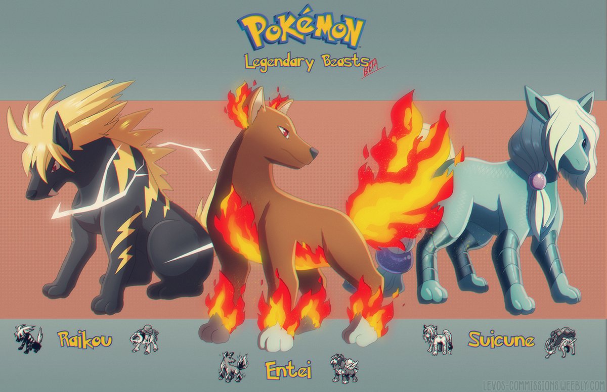 Pokemon Legendary Dogs