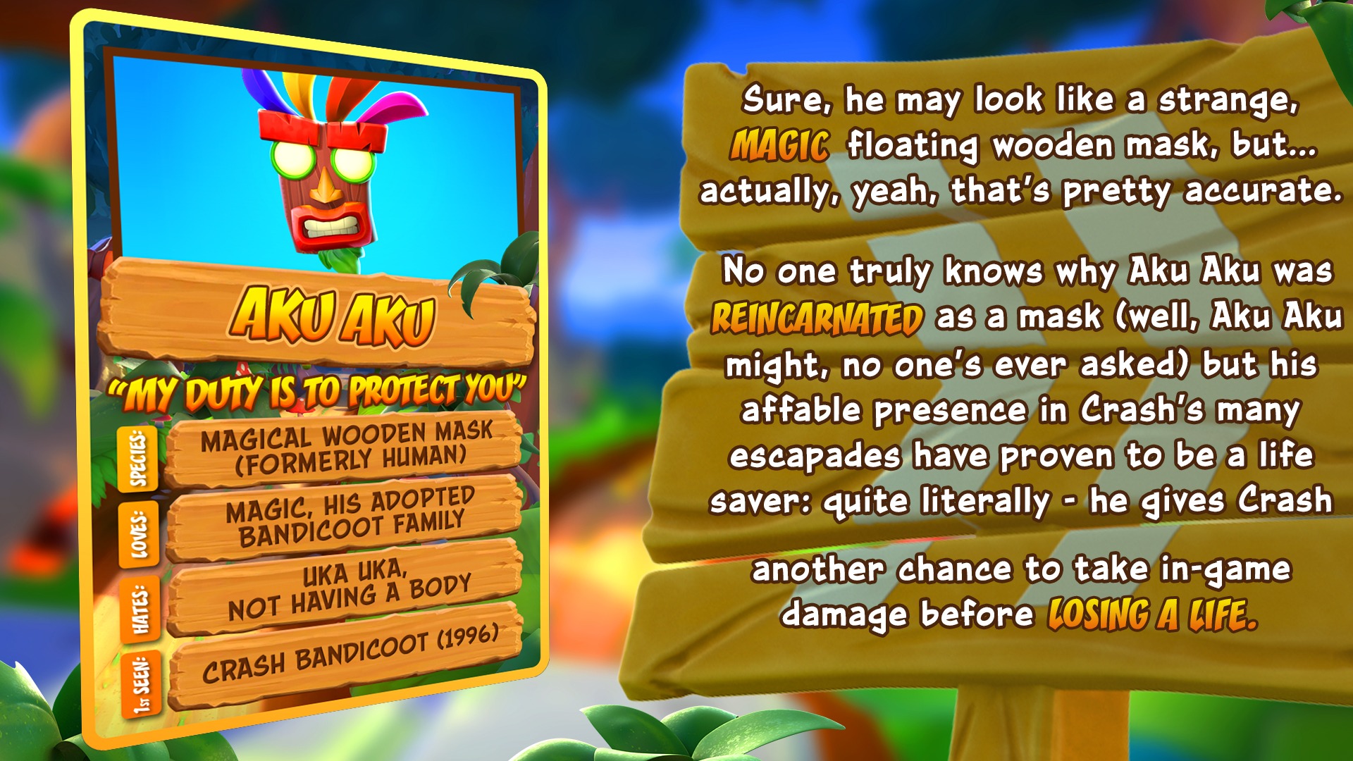 Crash Bandicoot Evil Mask