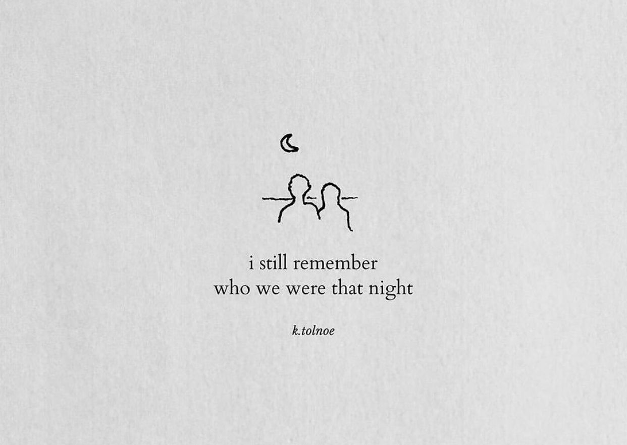 I Still Remember How We Started Talking