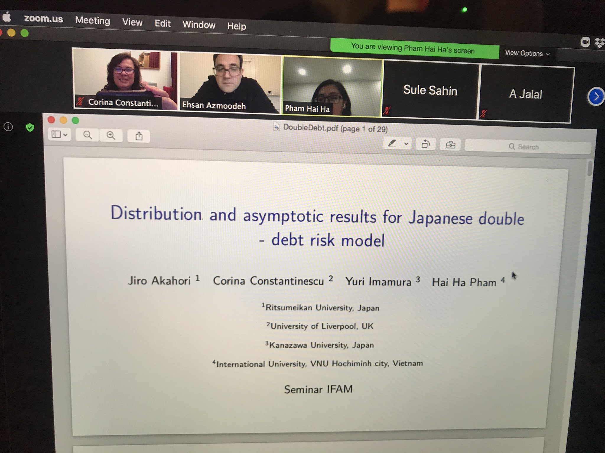 LivUniIFAM on Twitter: "Grateful to have Hai Ha Pham from the International University VNU ...