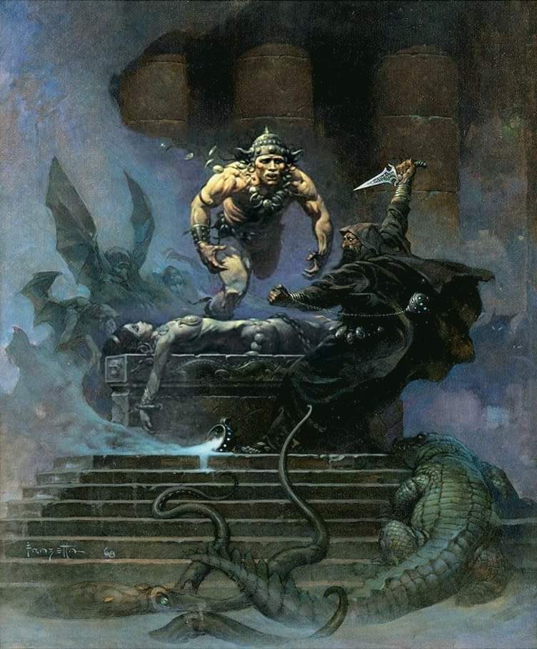 Frank Frazetta Conan Covers