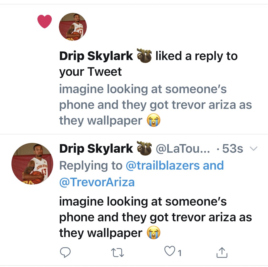 Liking Your Own Comment