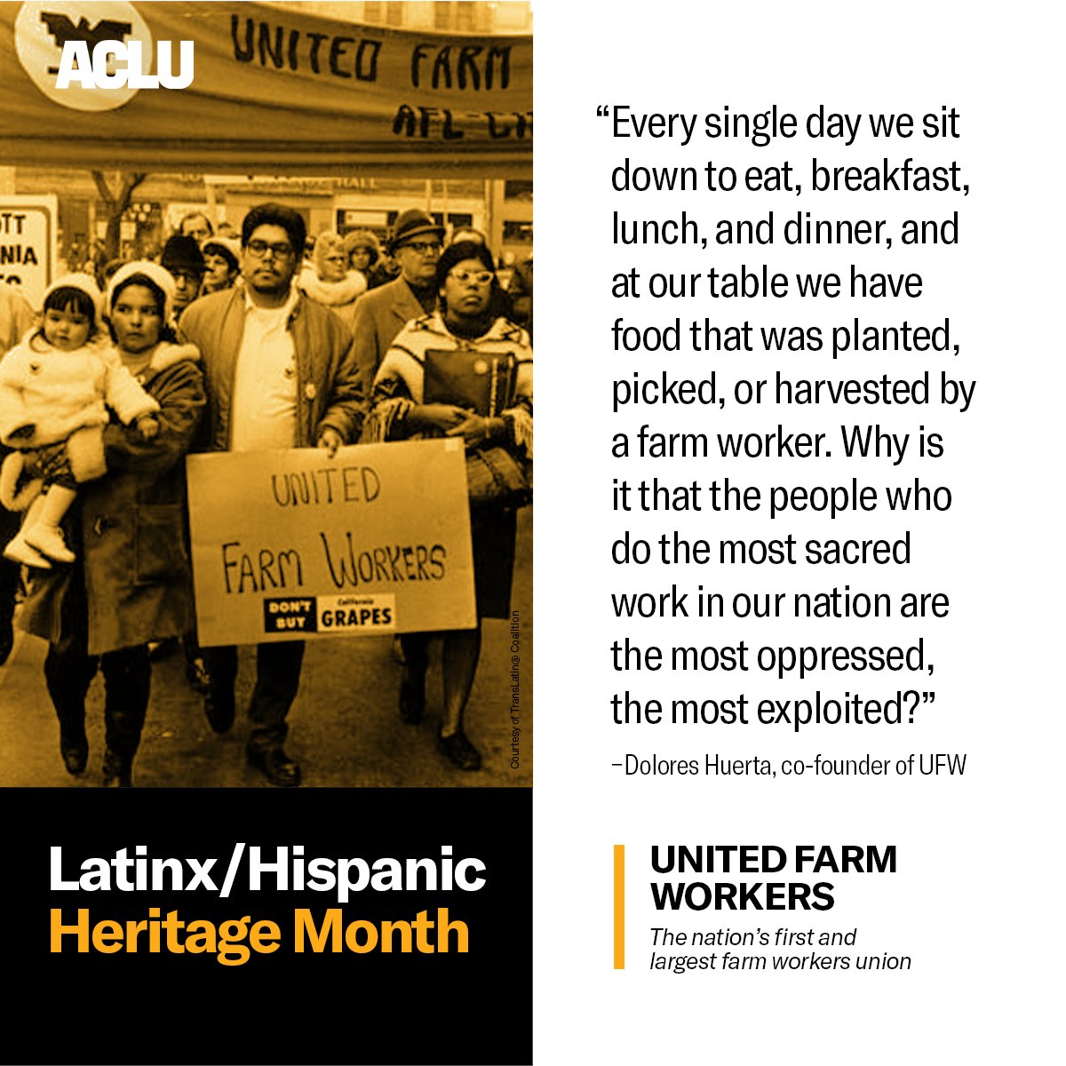 Dolores Huerta And The United Farm Workers