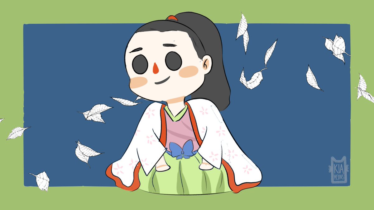 「day 1: princess "Princess Kaguya" #ghi」|kia 🐾 icon commish openのイラスト